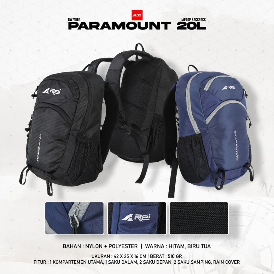 Arei QB967 great Original 20L Paramount Backpack | Shopee Philippines