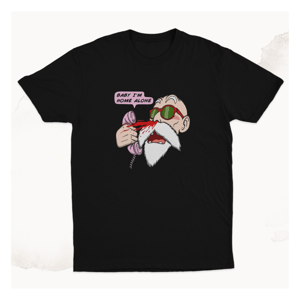 Dragon Ball Home Alone Master Roshi Anime T-shirt | Shopee Philippines