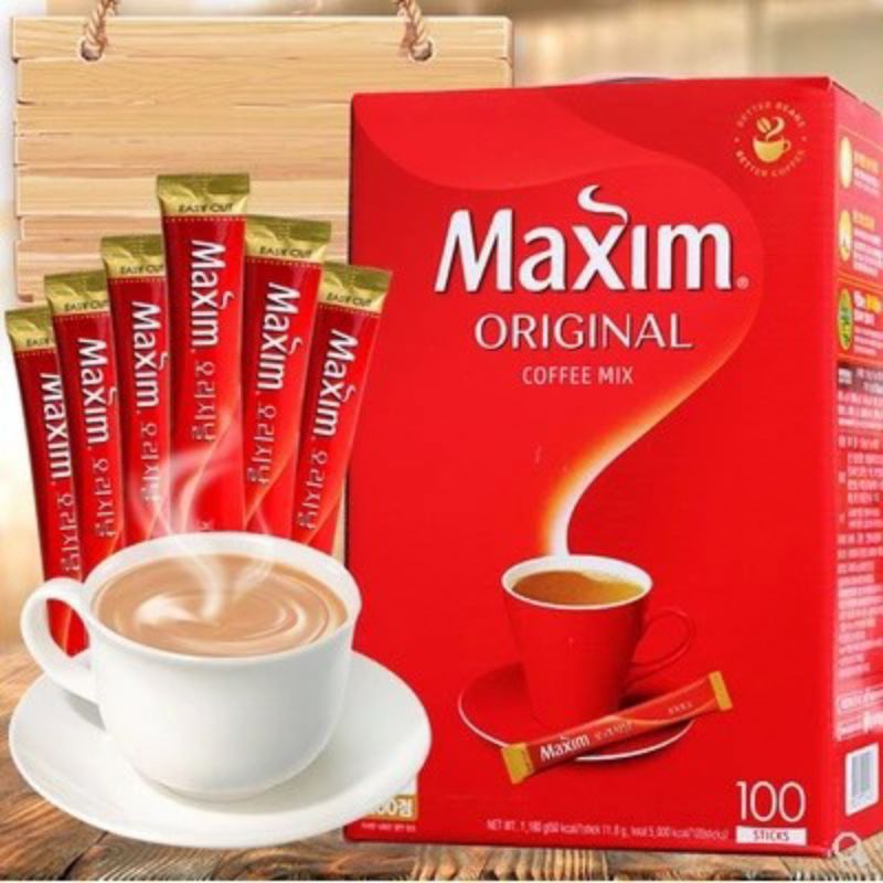 Maxim Coffee Sachet - Original Korean Instant Coffee - Original Maxim ...