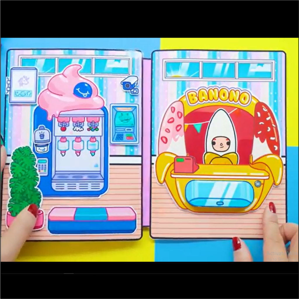 Toca Boca Educational Toys (Not Yet Compiled) Paper book Paper DollToca ...