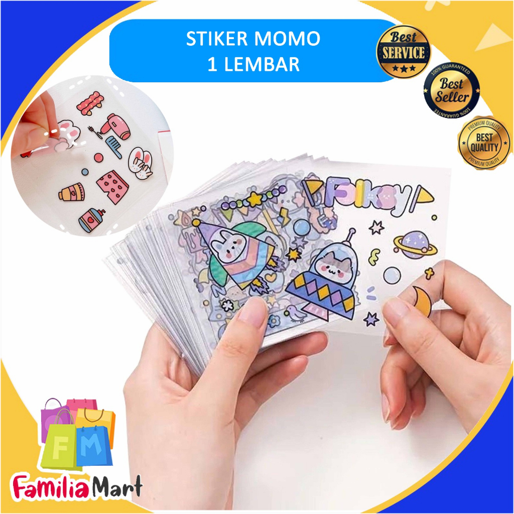 Momo Waterproof Stickers Retail / Retail Cute Korean Cartoon Motifs ...