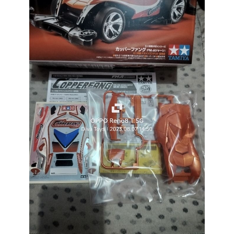 Tamiya 18715 Body Hood Copperfang FMA FM-A Chassis + Decal | Shopee ...