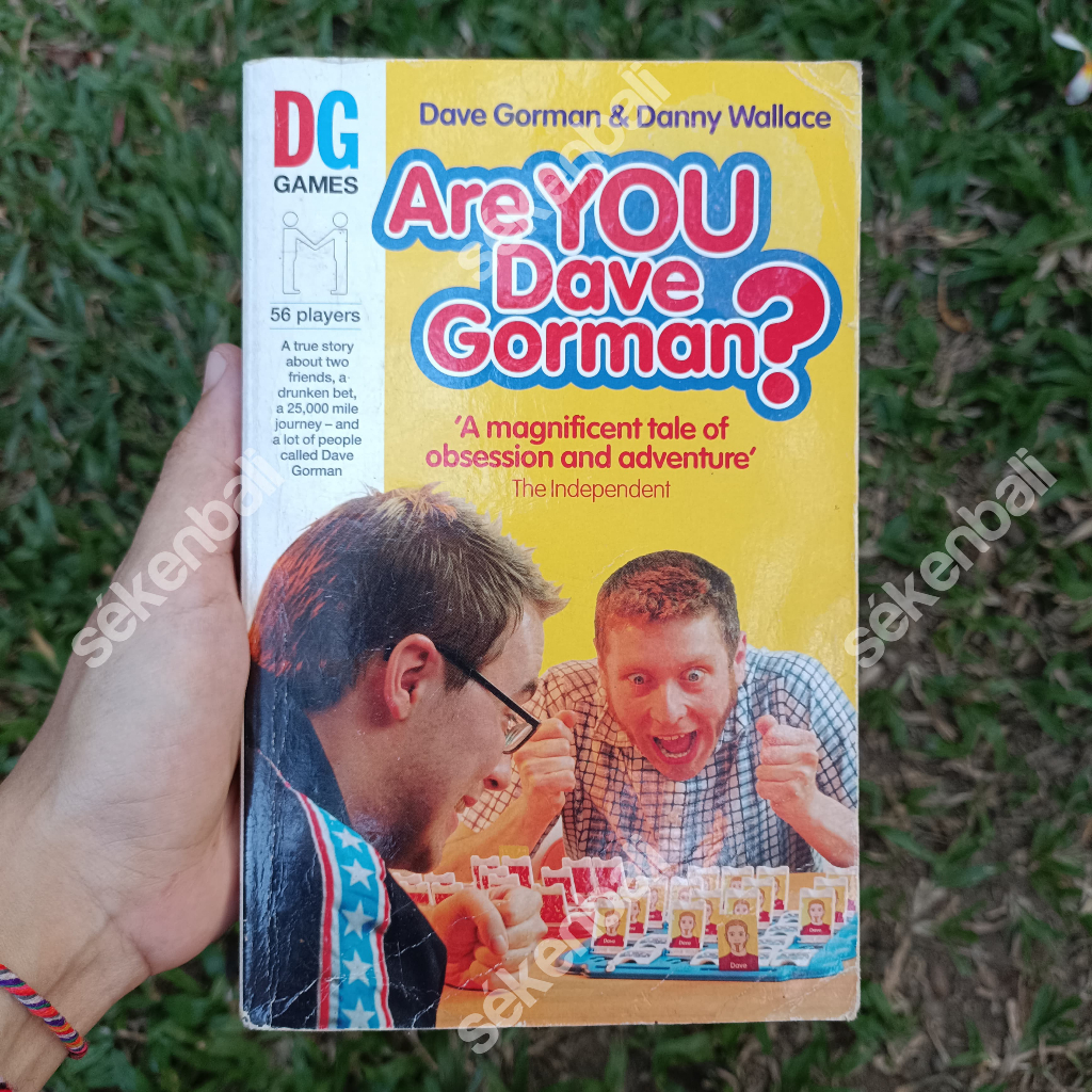 Comedy Book Are You Dave Gorman? By Dave Gorman & Danny Wallace (2001) | Shopee Philippines