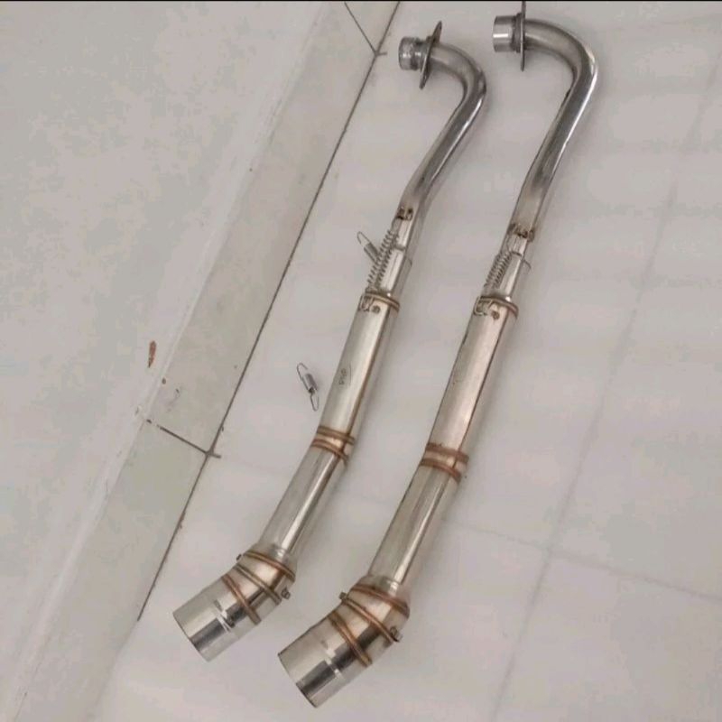 Stainless Pipe Big Elbow 51mm Xrm/Wave 100 110 115 Xrm/Wave 125 RS 125 ...