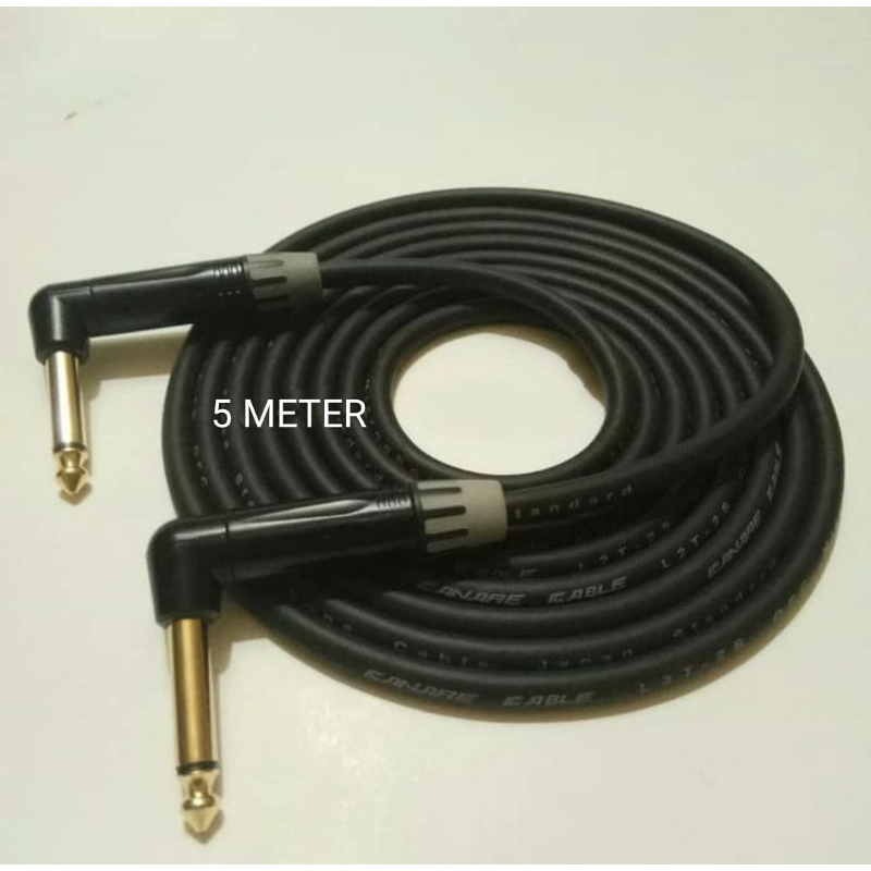 CABLE GUITAR PJ 5 METER JACK AKAI MONO L TO L SEETRONIC ORIGINAL ...