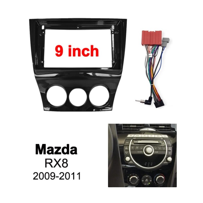 9 inch android head unit Frame Mazda RX8 RX-8 2009 - 2011 | Shopee ...