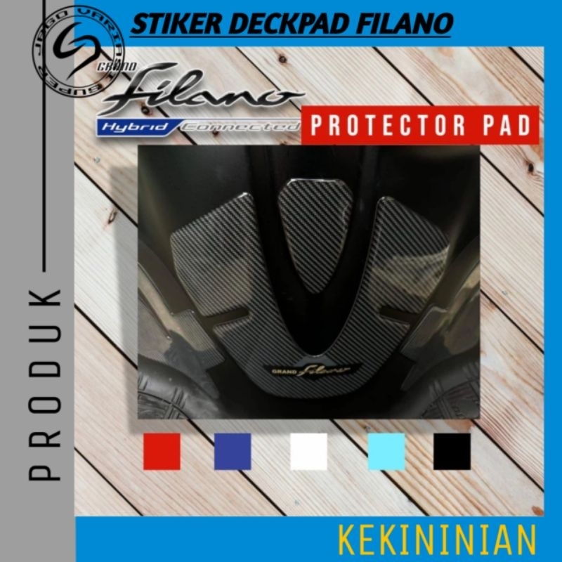 Grand Filano Resin Embossed Front Deckpad Body Sticker Motopad27 ...