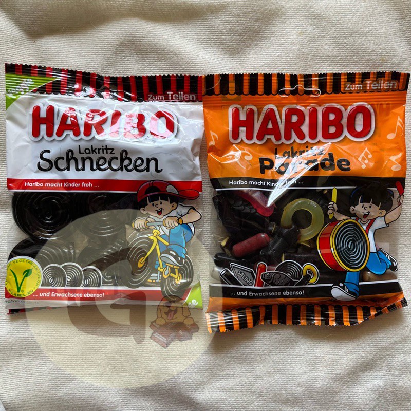 Haribo Veggie Lakritz Schnecken 175g/Lakritz Parade | Shopee Philippines