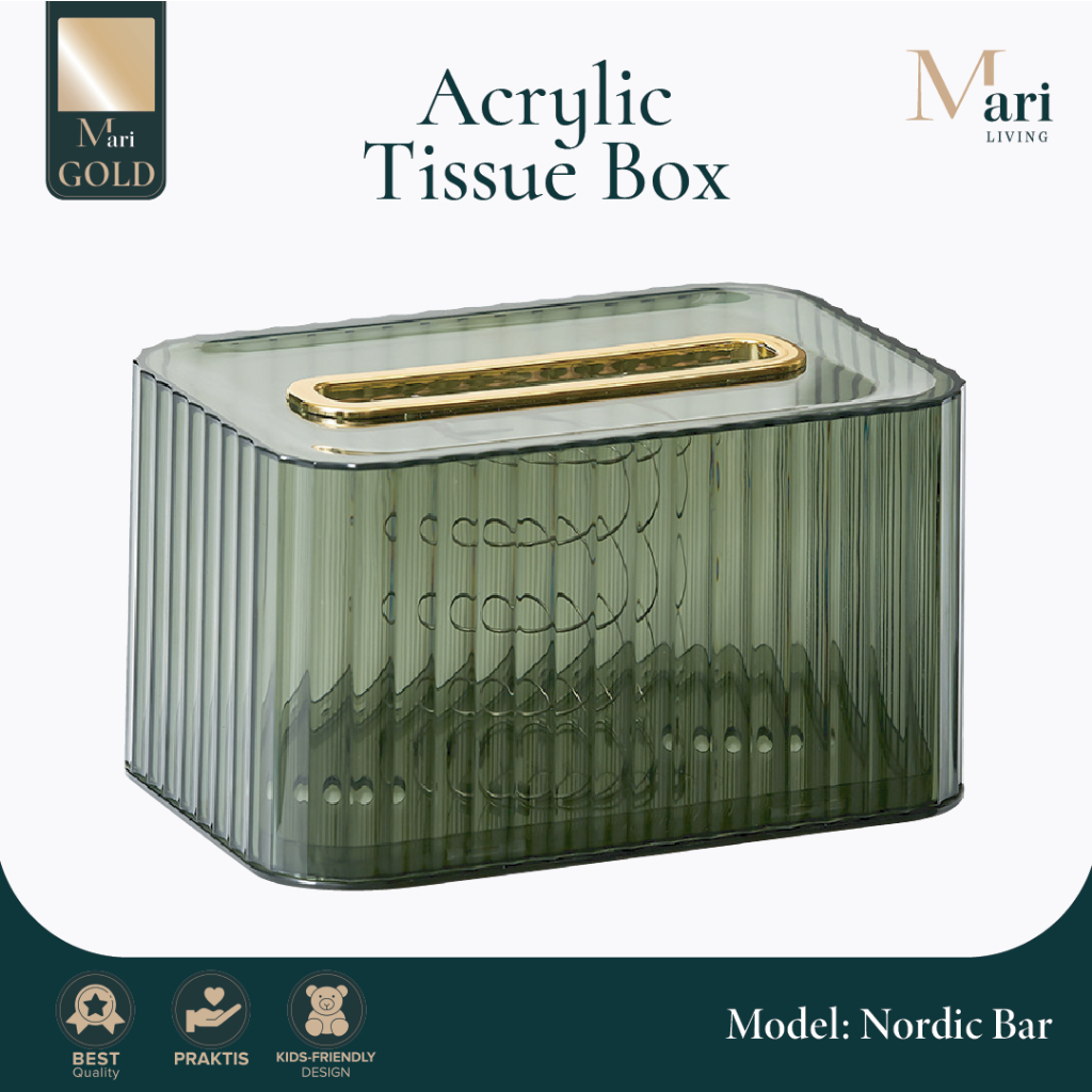Clear Acrylic Tissue Box Fancy Transparent Living Room Tissue Box—MARY ...
