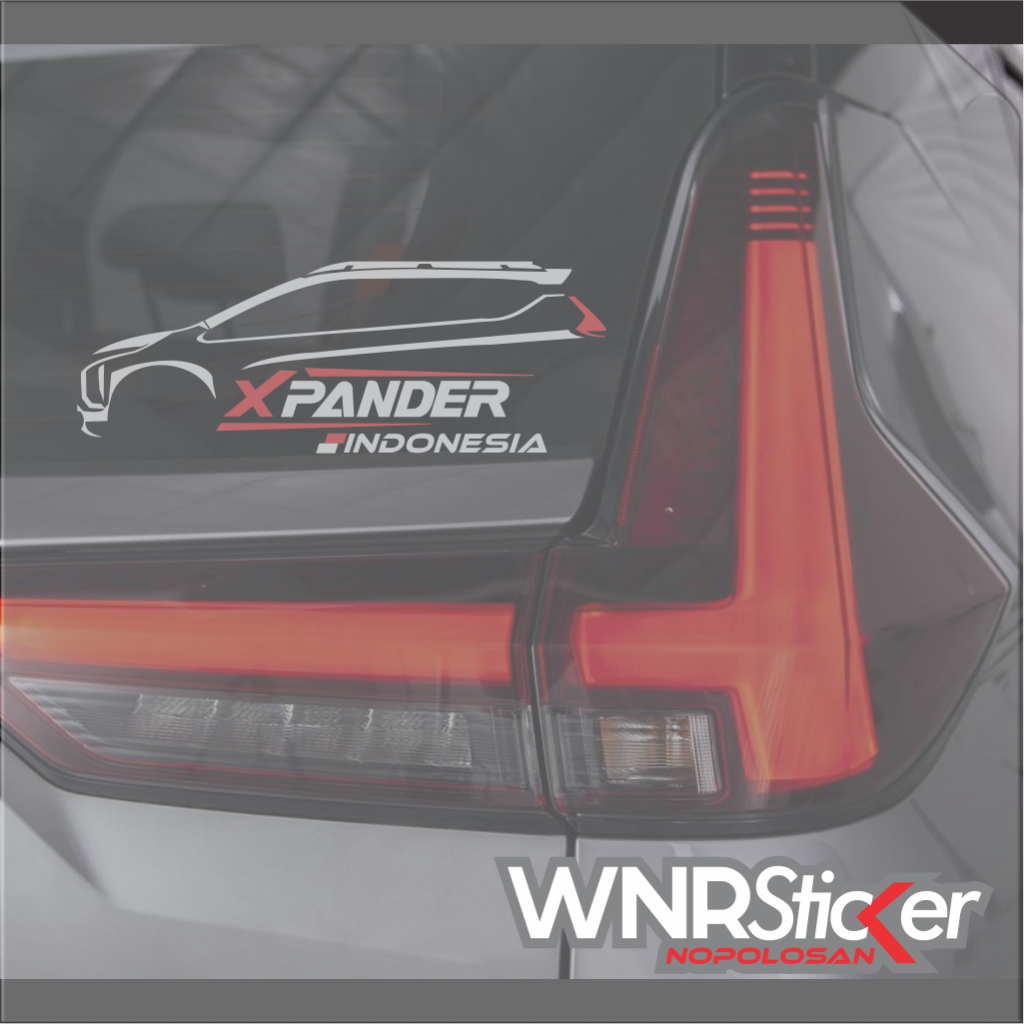 The Newest Mitsubishi Xpander Indonesia Car Glass Variation Sticker ...