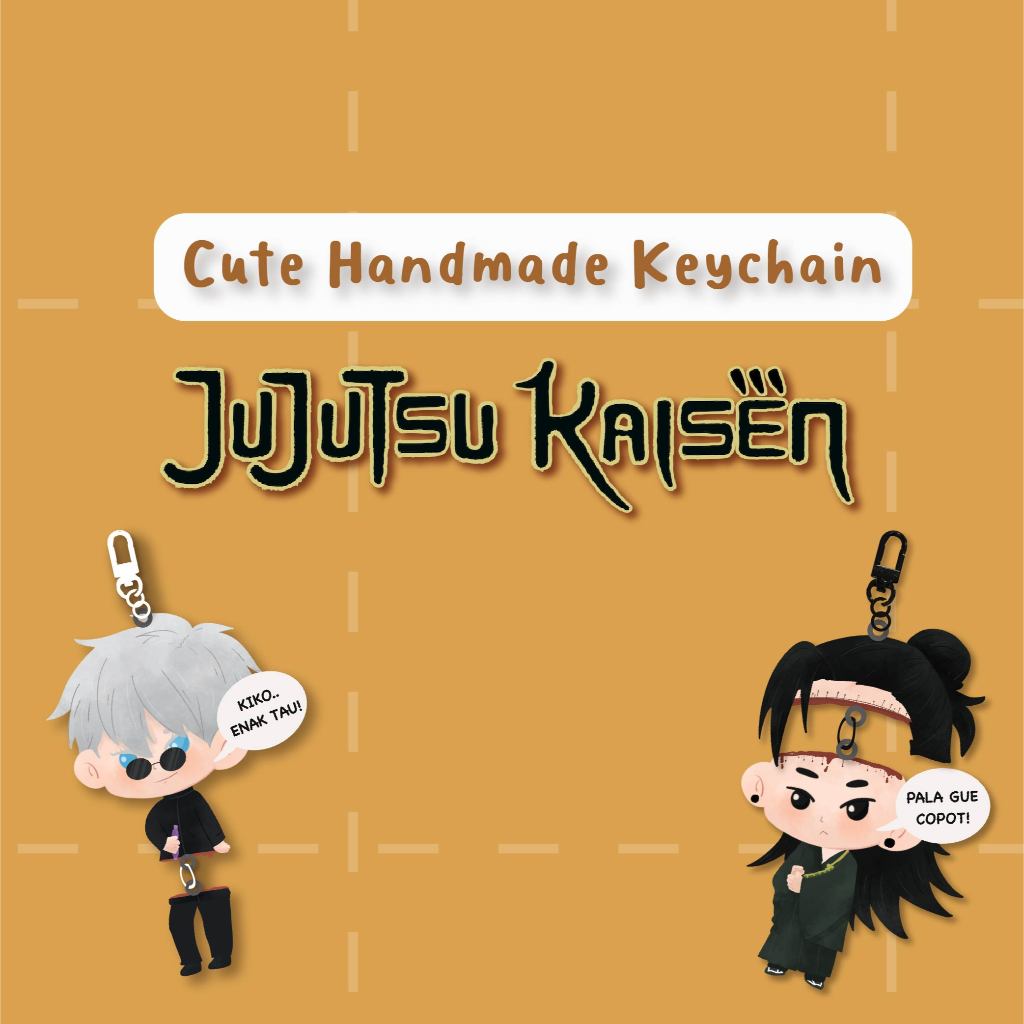 Geto Head Off KEYCHAIN (KENJAKU/GETO SUGURU KEYCHAIN/ JUJUTSU KEYCHAIN ...