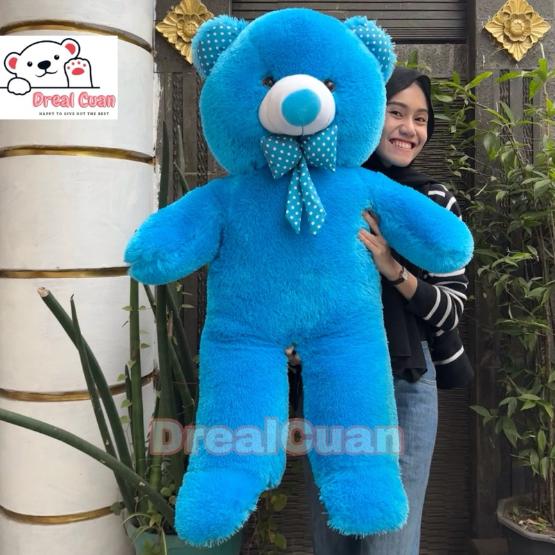 1 Meter Jumbo Big bear Teddy bear Doll blue blue | Shopee Philippines