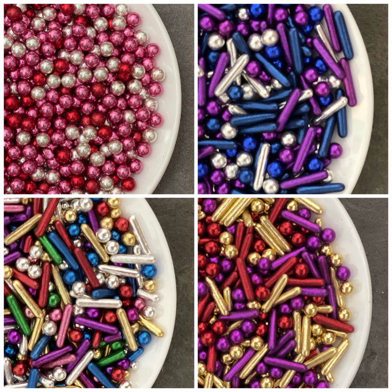 Catalog 2 shimmer Sparkle Sprinkle Edition 50gr 100gr / Sprinkle Cake ...