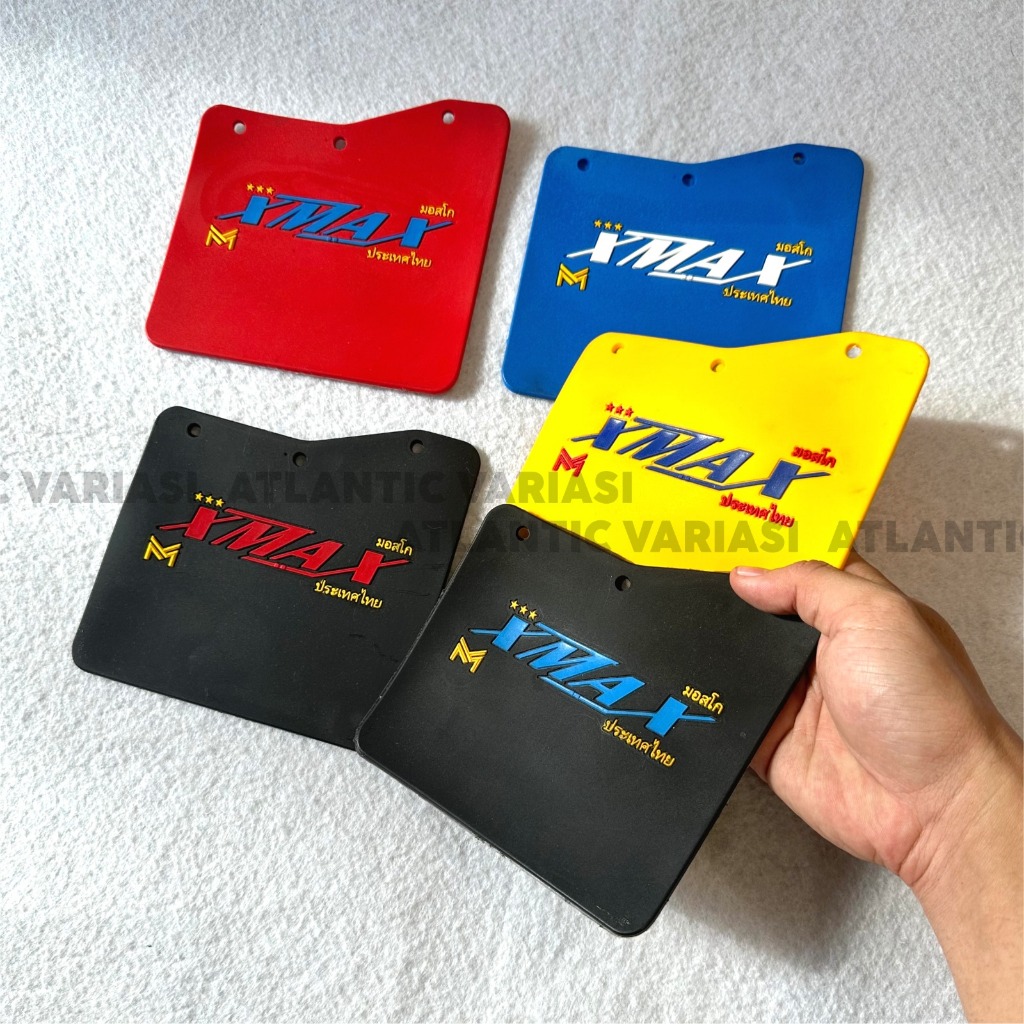 Mudflap XMAX 250 CONNECTED RUBBER MUD FLAP Retainer THAILAND NEW MOTIF ...