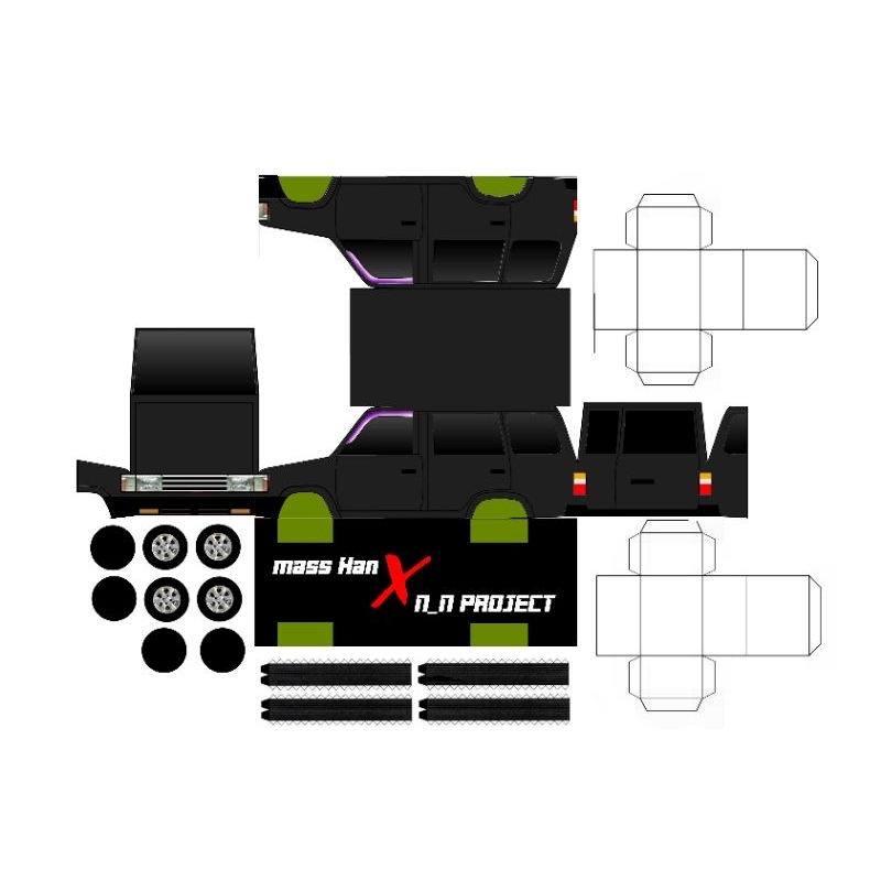 Miniature papercraft kijang super display + varnish | Shopee Philippines