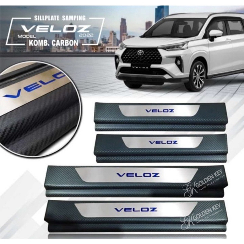 All NEW VELOZ 2022 2023 SIDE SCUFF SILLPLATE SIDE STEP CAR DOOR STEP ...