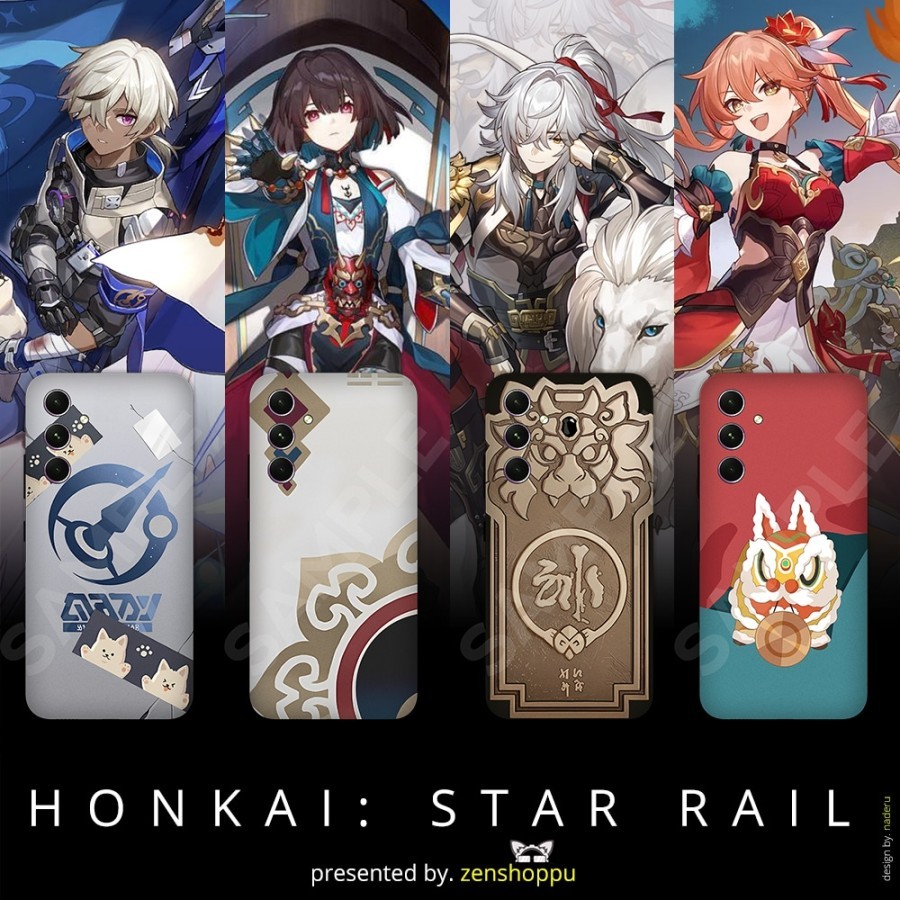 Casing HP Honkai Star Rail Arlan Xueyi Jingyuan Guinaifen CUSTOM CASE ...