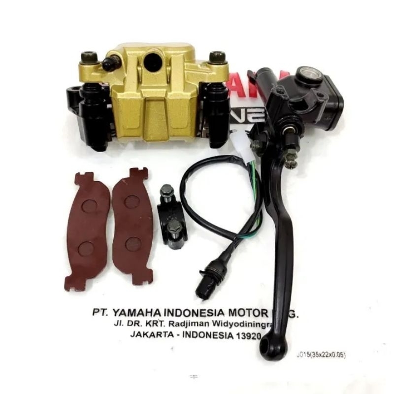 Upper brake master + front caliper Yamaha fizr, old vega R, old Jupiter ...