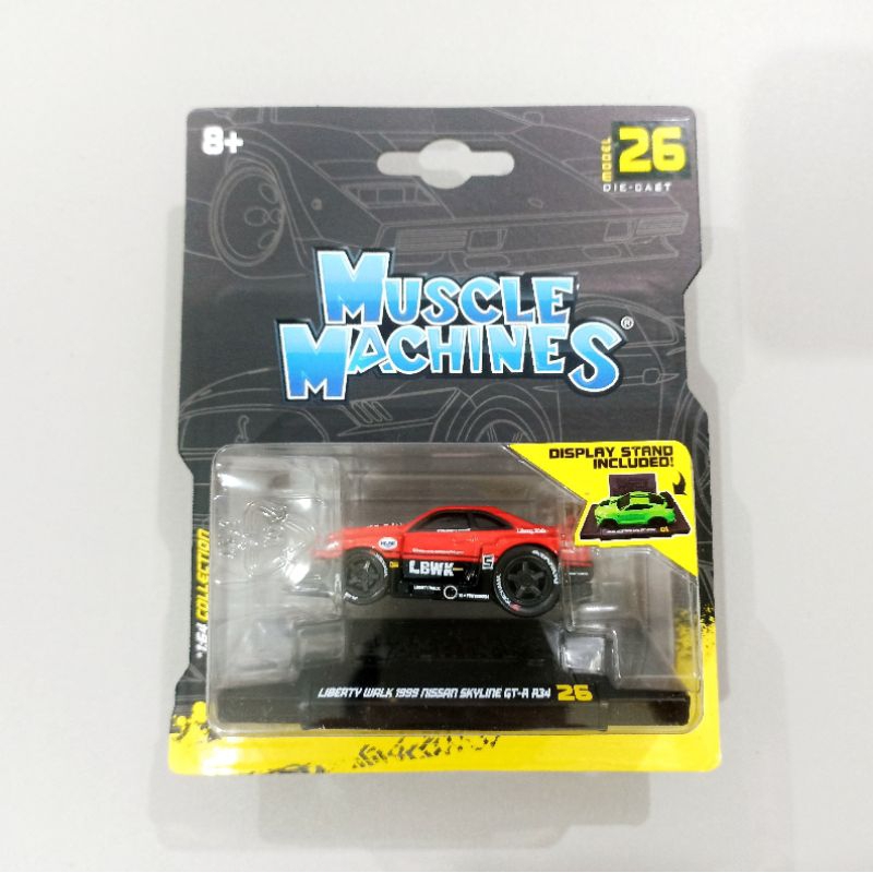 Muscle Machines Liberty Walk Nissan Skyline GT-R R34 LBWK | Shopee ...
