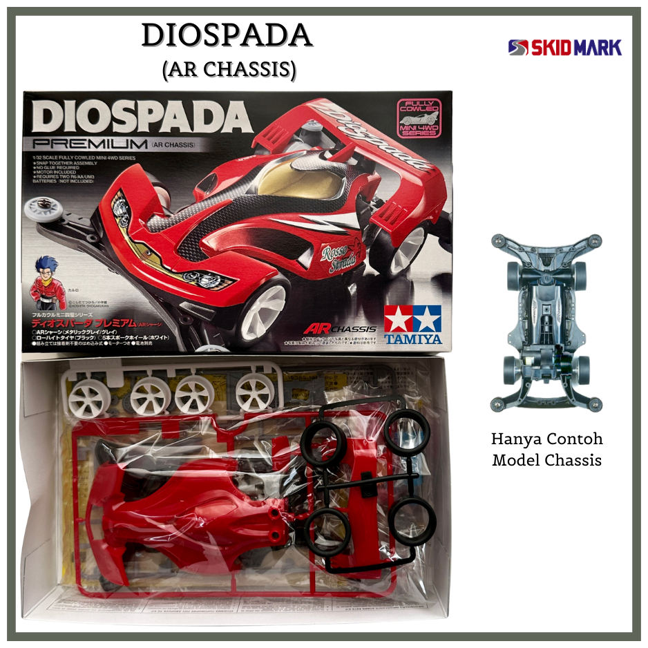 Tamiya Mini 4WD Assembly Car - DIOSPADA AR Chassis (ORIGINAL) | Shopee ...