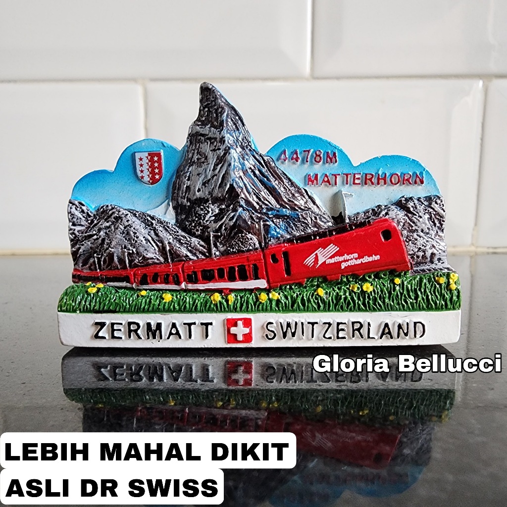 Zermatt switzerland souvenir matterhorn zurich refrigerator magnet ...