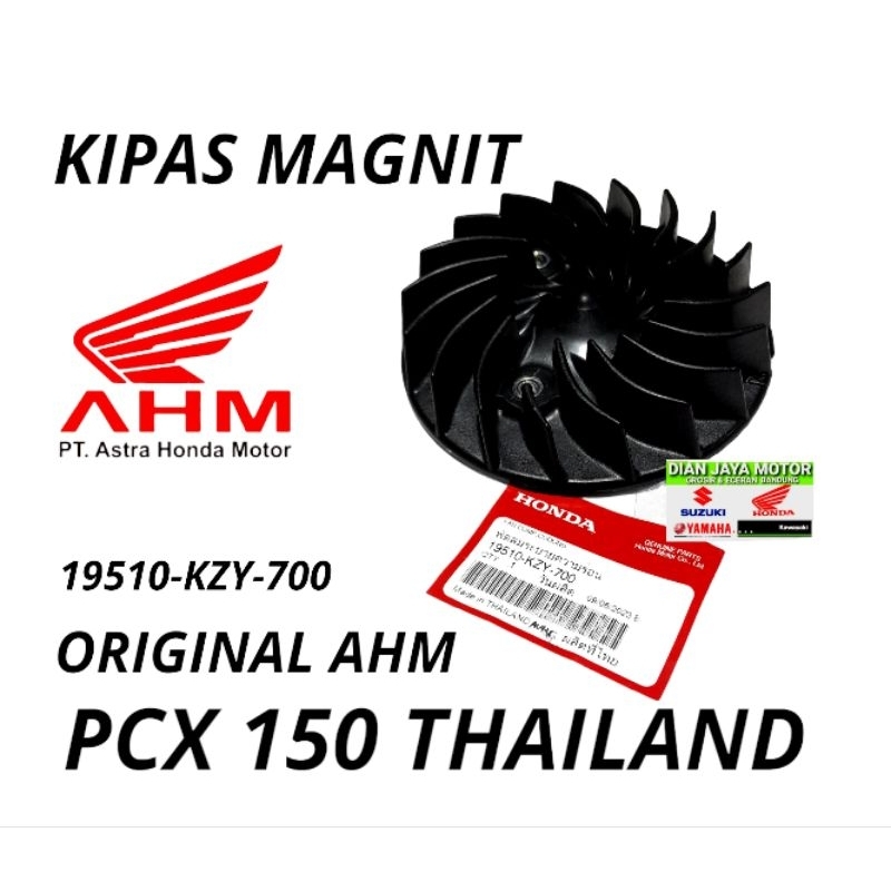 (AHM) Magnetic fan KZY Radiator Fan Honda Pcx 150 pnp Vario 125 Vario ...
