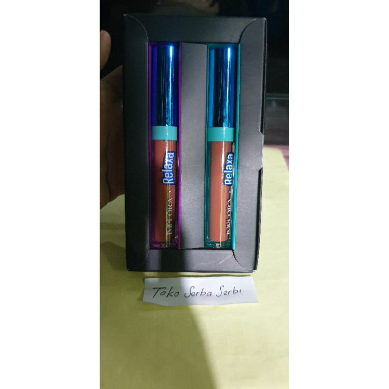 Implora X RELAXA MATTE LIPCREAM (BARLEY & GRAPE) | Shopee Philippines