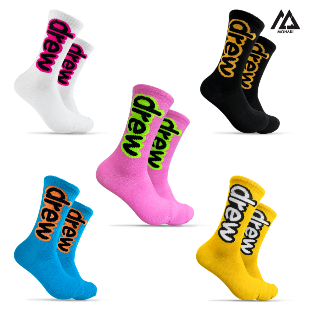 Mohaki - DREW HOUSE Oldschool Skate Socks | Shopee Philippines