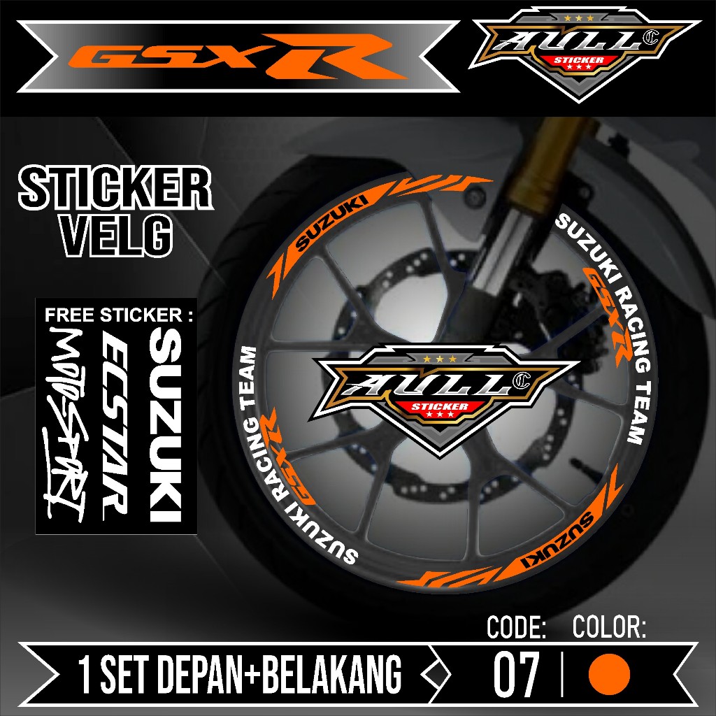 GSX R Rim Cutting Stickers - Accessories Sticker Cutting Sticker List ...