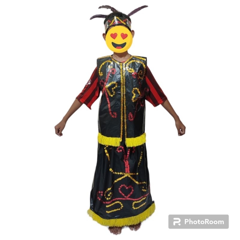 Recycled clothes dayak costumes | Shopee Philippines