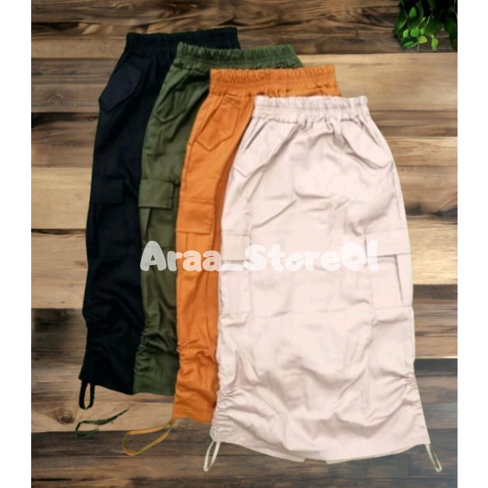 Girls 1-12 Years Old Drawstring Cargo Skirt | Shopee Philippines