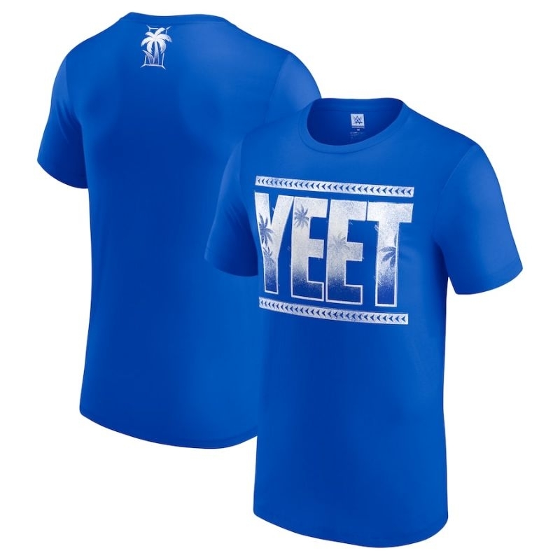 T-shirt WWE JEY USOS YEET BLUE | Shopee Philippines
