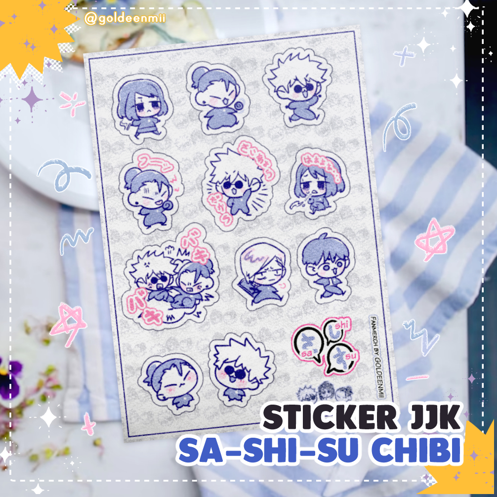 Jjk - Sticker Chibi Collection Jujutsu Kaisen Sticker Anime JJK ...