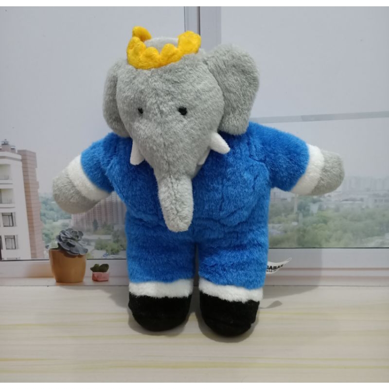 Rare Original Vintage Babar Elephant Doll | Shopee Philippines