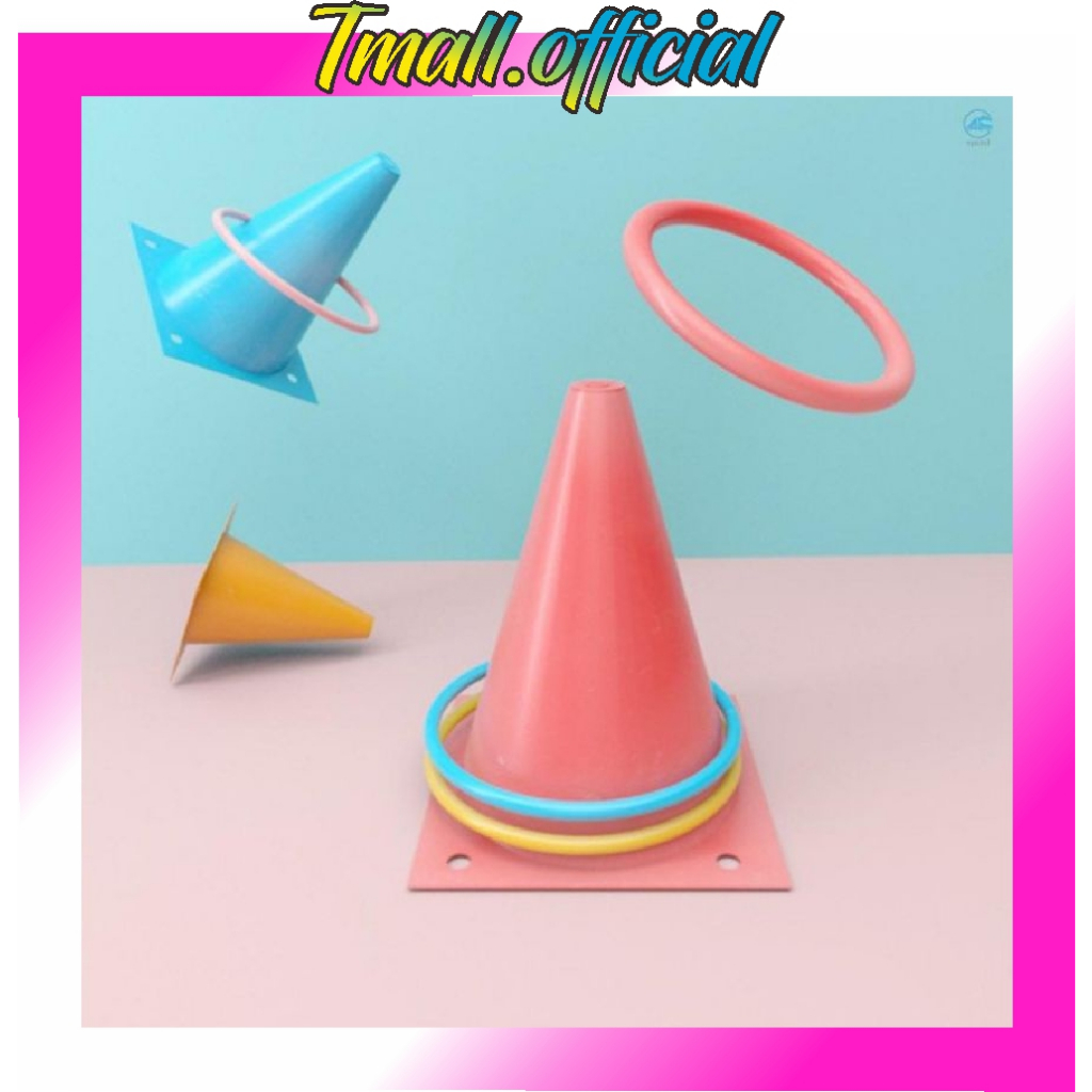 TMALL Cone Ring Throwing Toy Cone Ring - Cone Obstacle Sports - Cone ...