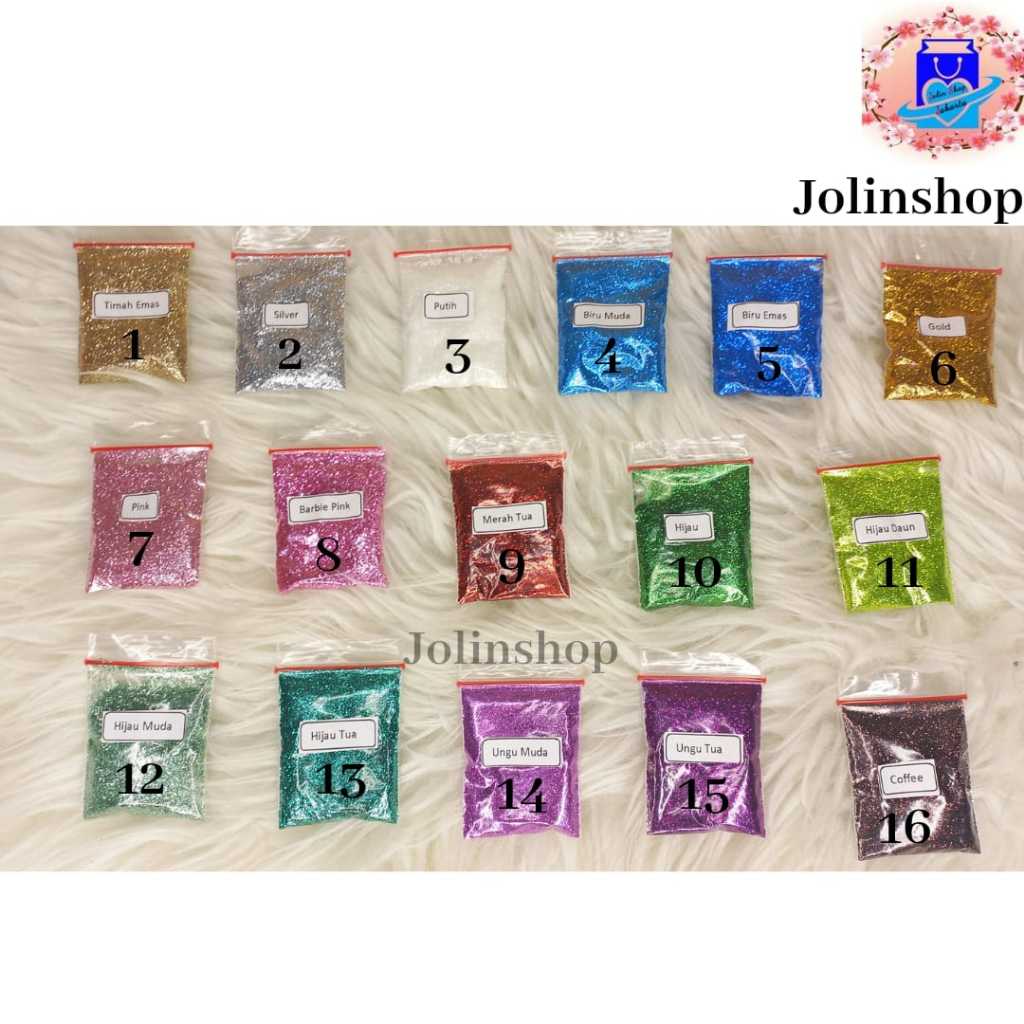 Glitter Powder Glitter Powder Decorative Powder for Art 20gr | Shopee ...