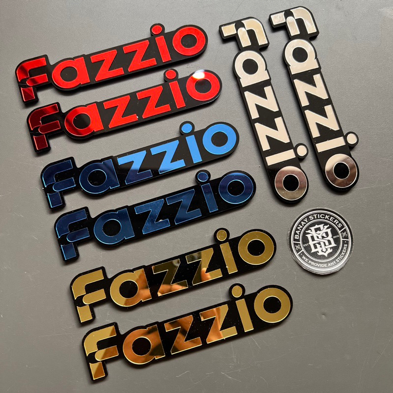 ACRYLIC FAZZIO Emblem | Shopee Philippines