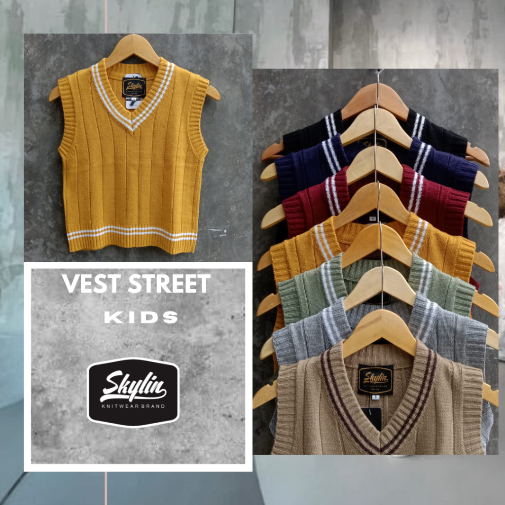 Vest Street Kids Knit Premium - Knitted Vest For Teenagers And Schools ...
