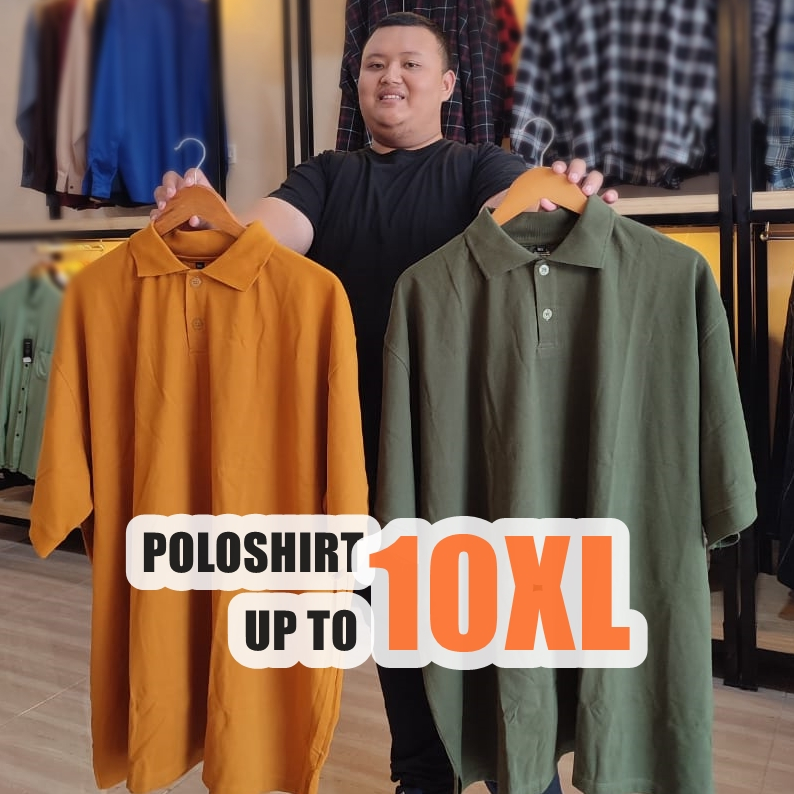 ICW Men'sPOLO Shirt Jumbo 2XL 3XL 4XL 5XL 6XL 7XL 8XL 9XL 10XL Bigsize Pique Premium Original ...