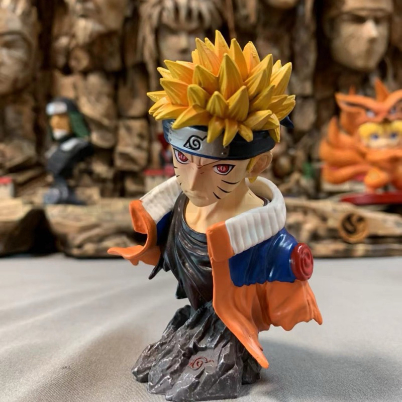 Cool! Uzumaki Naruto Head Bust Figure Collection Naruto Shippuden ...