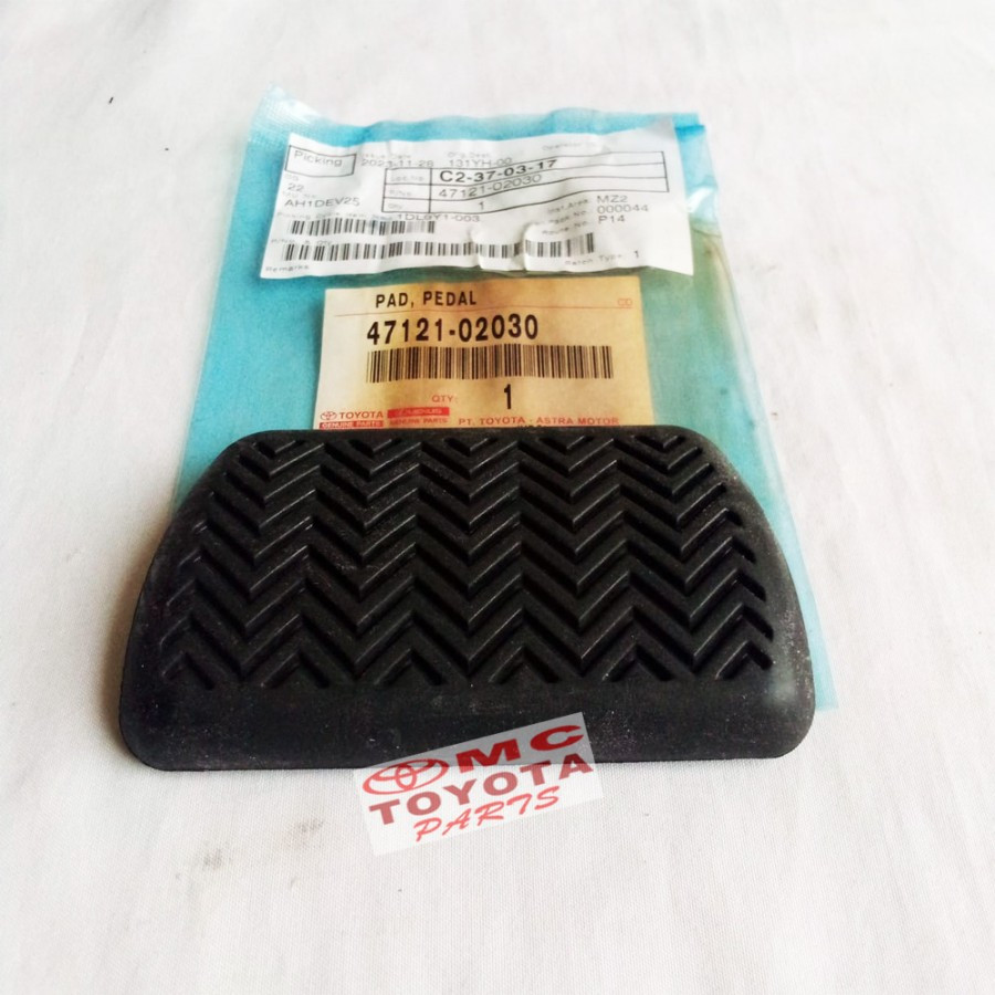 Hilux Fortuner CorollaAltis Innova Brake Pedal Rubber 47121-02030 ...