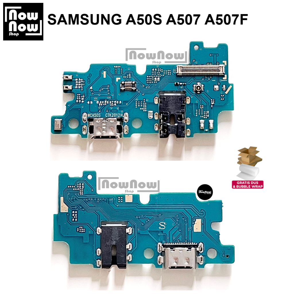 Samsung A50S CAS BOARD CONNECTOR BOARD A507 A507F PCB PLUG CHARGER ...