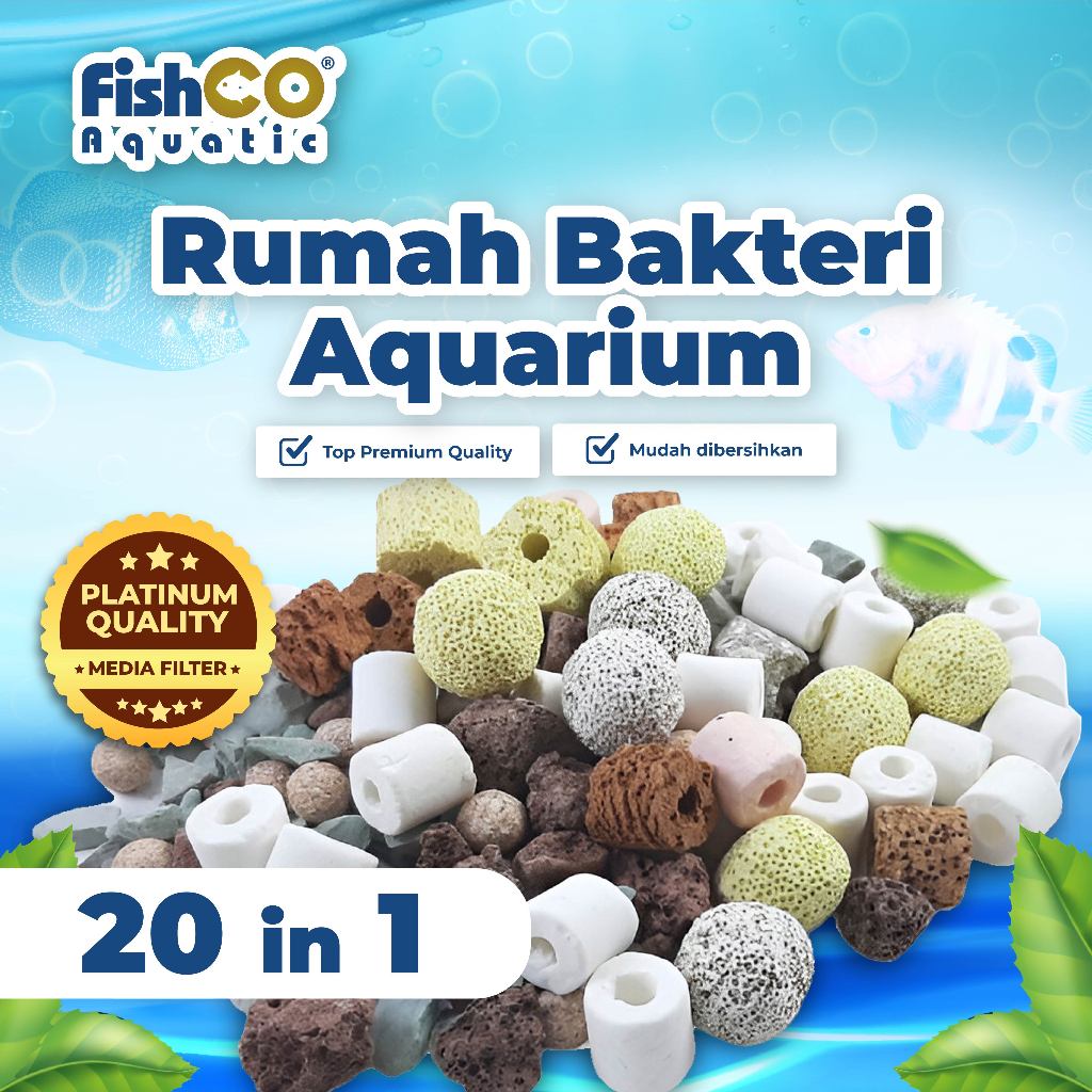 Bacteria HOUSE/ FILTER MEDIA/BACTERIAL HOUSE 20 IN 1 | Shopee Philippines