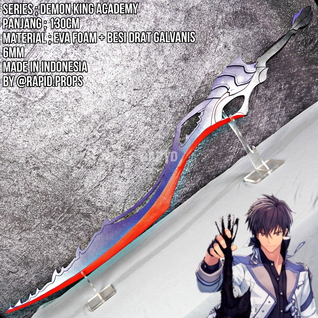 Anos Voldigoad Sword The Misfit of Demon King Academy For Cosplay Prop ...