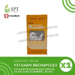 Medion Injection VITAMIN B Complex 100ml VITAMIN Chicken Cow Goat Horse ...
