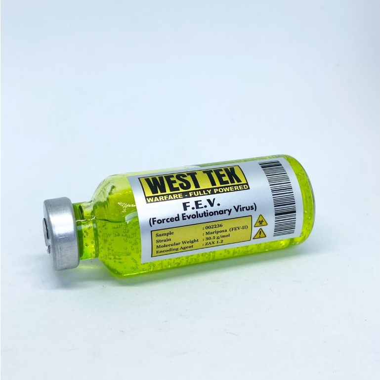 West Tek - Prop FEV-II Virus Laboratory Research Sample Fallout Cosplay ...