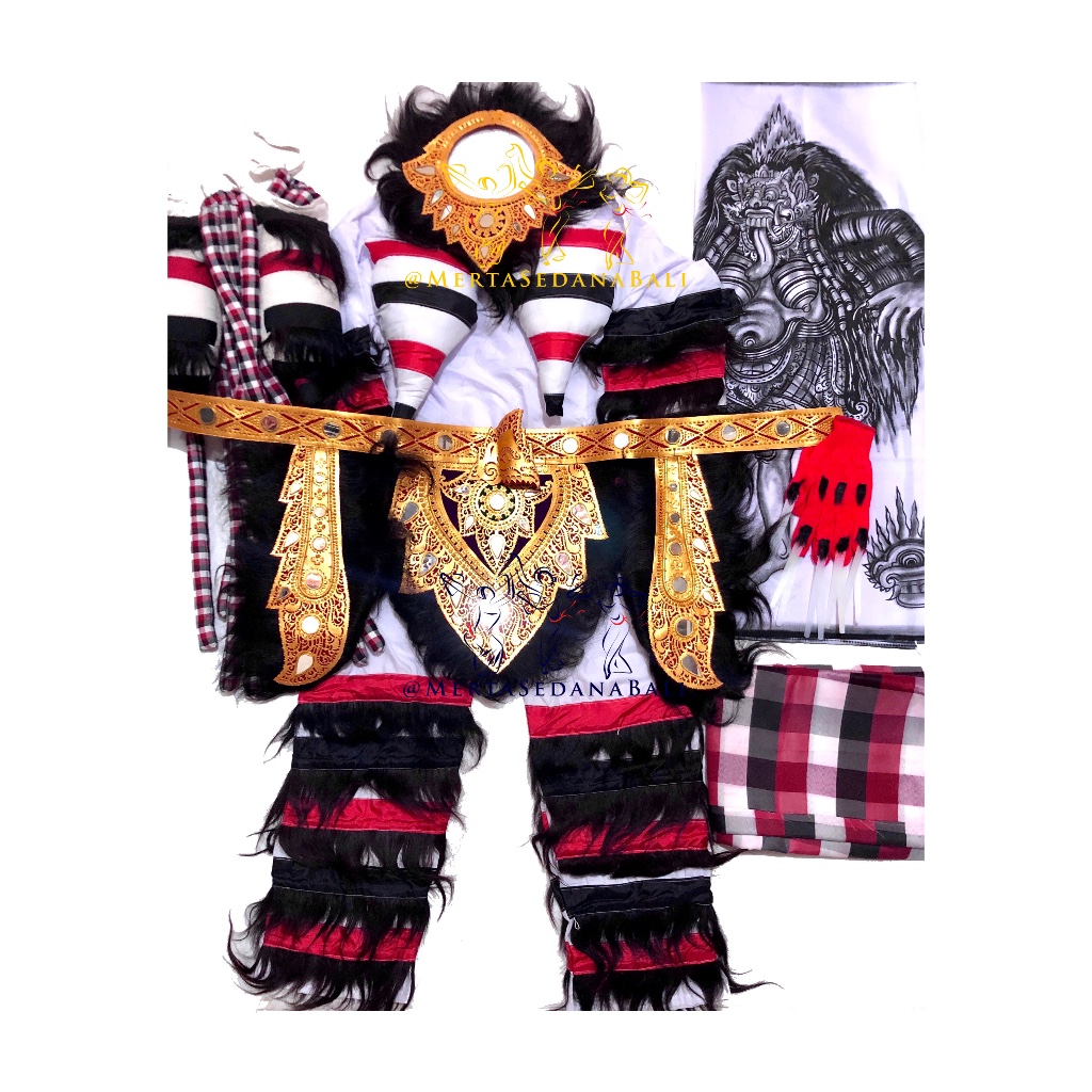Balinese Full Set Rangda Dance Costume | Shopee Philippines