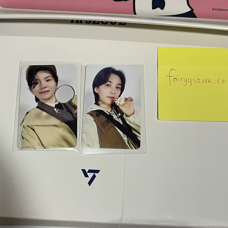 Sharing seventeen gomagz going magazine vol 2 svt pc jeonghan woozi Magnifying Glass white ver ...