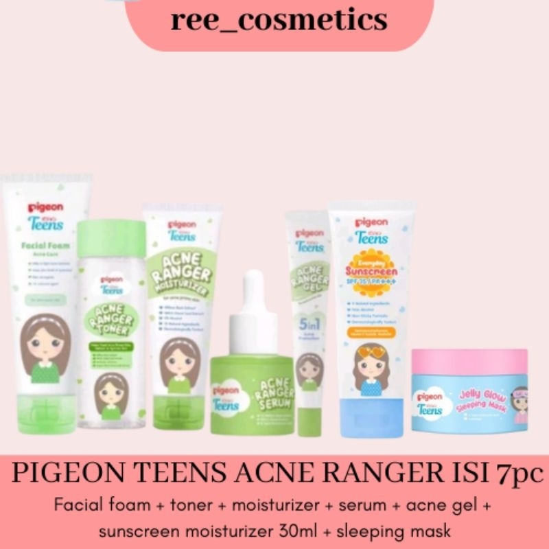 {Contents 7} Pigeon Teens Acne Ranger Complete Package Of Acne Skincare ...