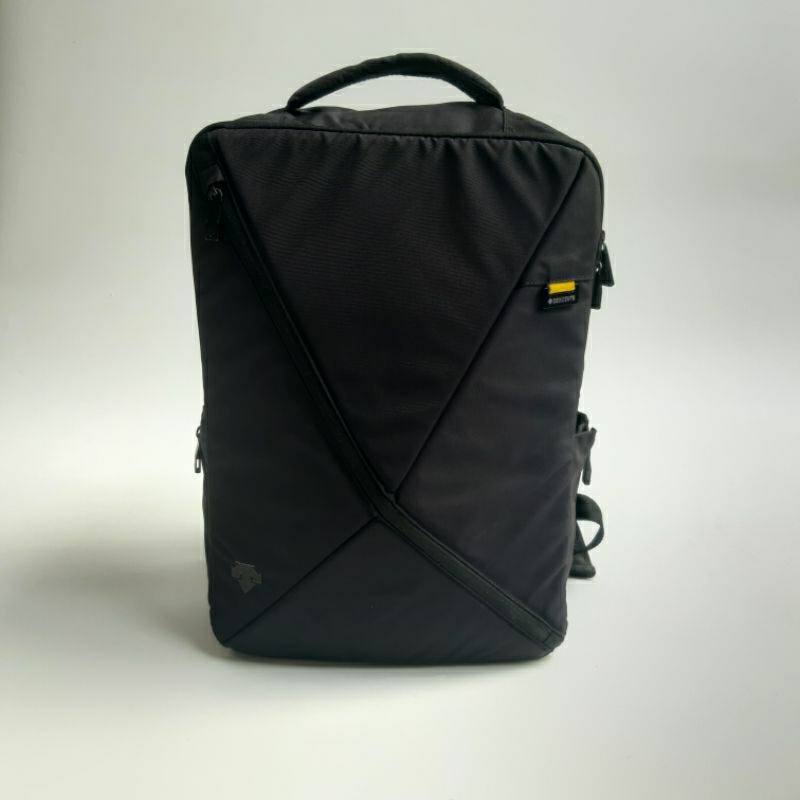 HITAM Descente Cordura Backpack Black | Black Backpack with Laptop and ...